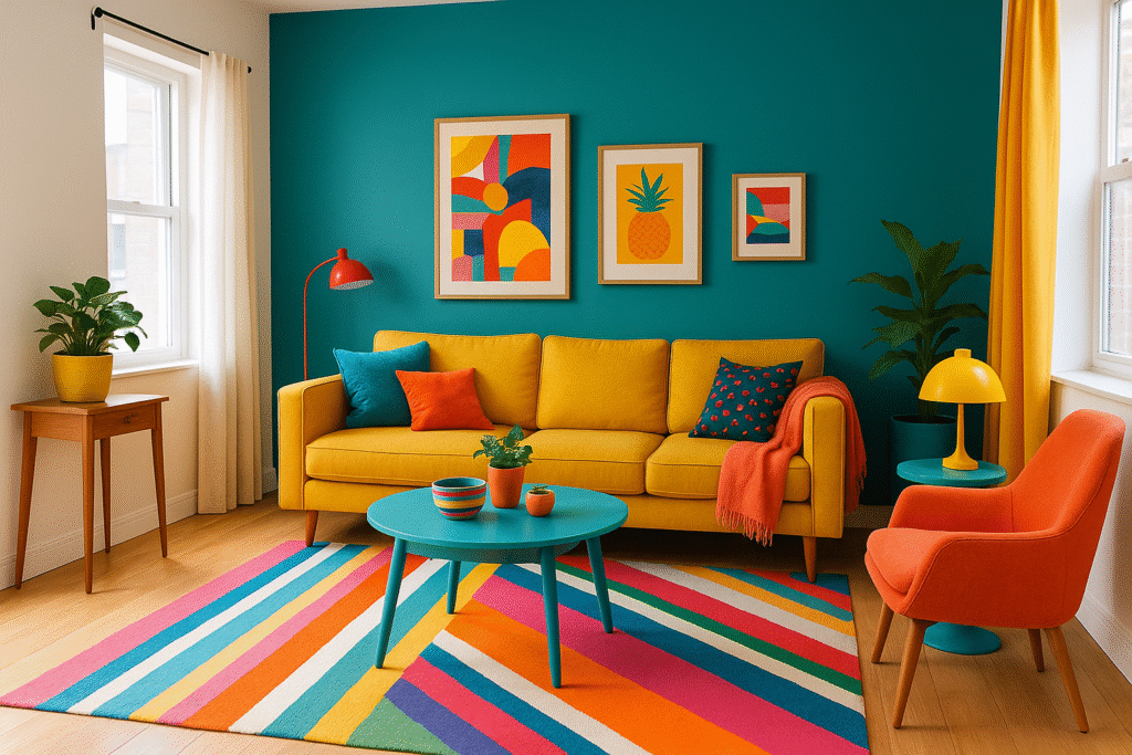 How to Decorate a Small Apartment with Bold Colors: A Step-by-Step ...